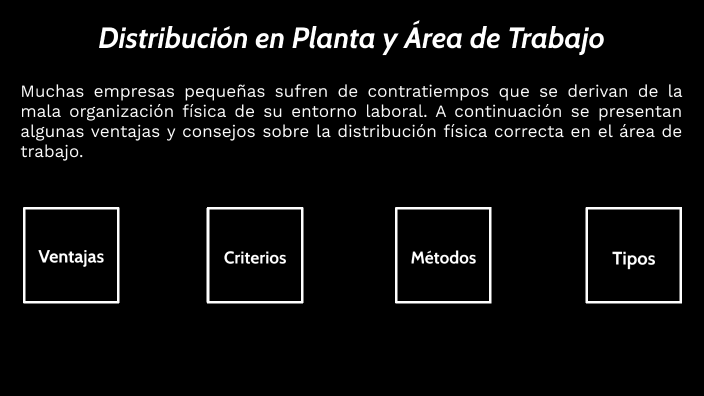 Distribución en Planta y Área de Trabajo by Miguel Angel Baide Bulnes ...