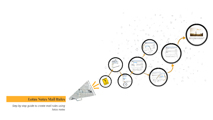 Create Mail Rules on Lotus Notes by on Prezi