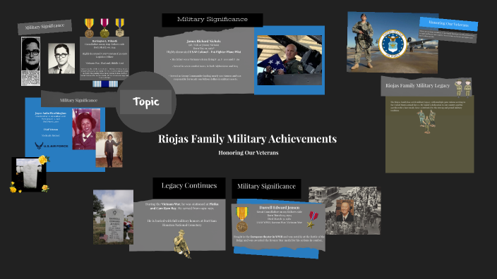 Riojas Family Military Achievements by Savannah Riojas on Prezi