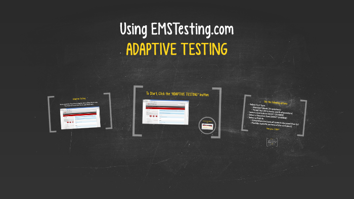 Using EMSTesting.com by Stephen Lewia on Prezi