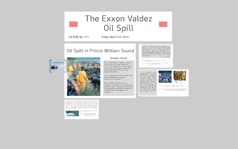 The Exxon Valdez Oil Spill by wook lee