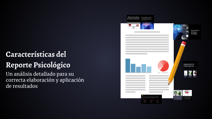 Características del Reporte Psicológico by JOSE BRANDON BOLAÑOS GARCIA ...
