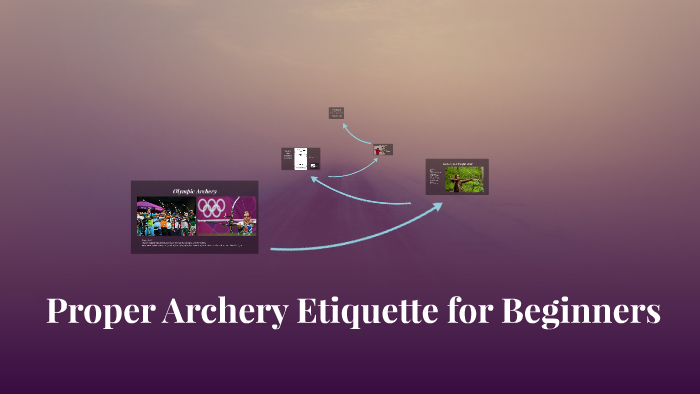 Proper Archery Etiquette for Beginners by Shreya Pandya on Prezi