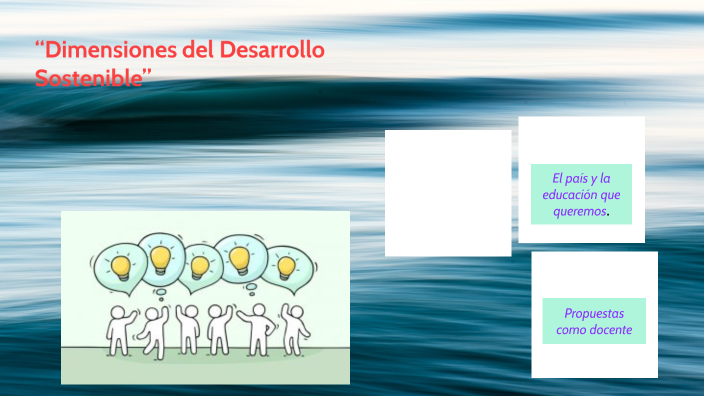 Entendiendo Las Dimensiones Del Desarrollo Sostenible By Maritza De