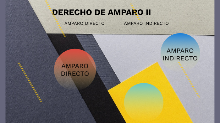 AMPARO DIRECTO E INDIRECTO by Robert Sae on Prezi