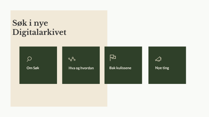 Søk i nye Digitalarkivet by Tuva Solstad on Prezi
