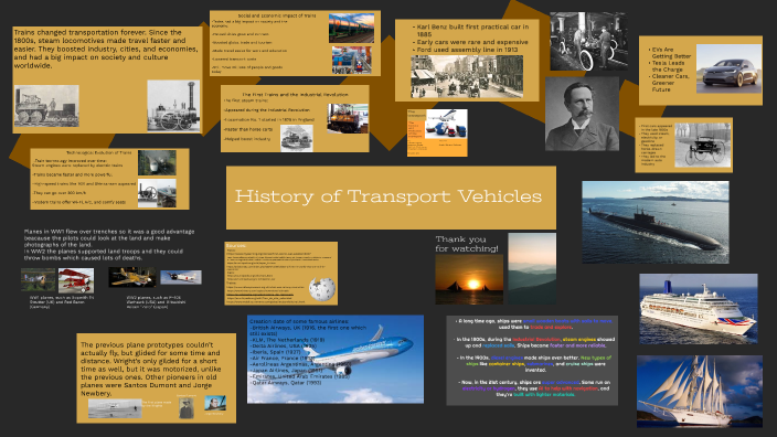 History of Transport Vehicles by Tomas Lopez on Prezi
