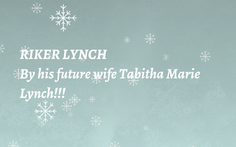 RIKER LYNCH by tabitha blatchford on Prezi