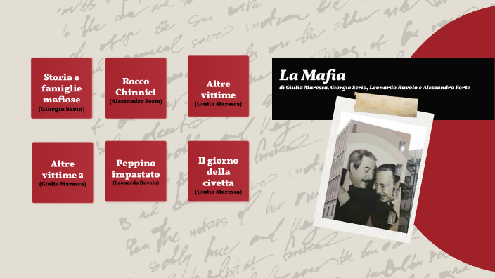la mafia by Giulia Maresca on Prezi