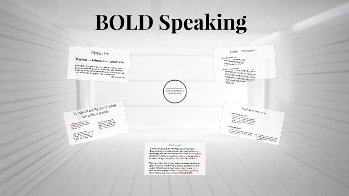BOLD Speaking by Mark Anderson on Prezi