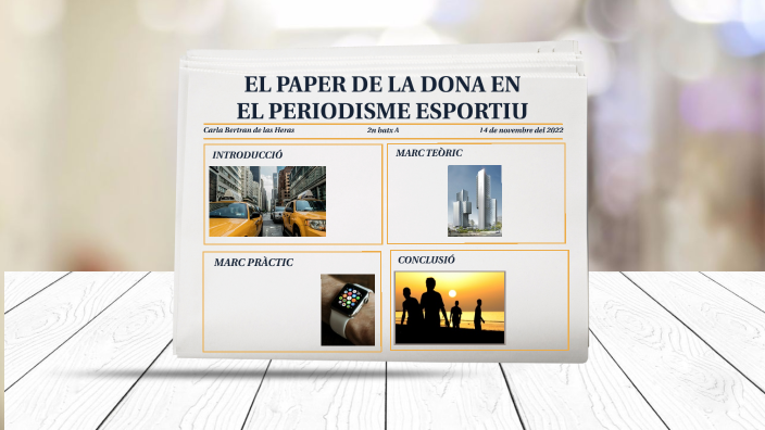 el paper de la dona en el periodisme esportiu by Carla Bertran on Prezi