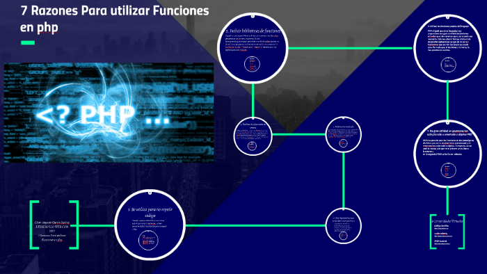 7 Razones Para utilizar Funciones en php by Cesar Garcia on Prezi