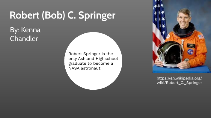 Astronaut Robert Springer