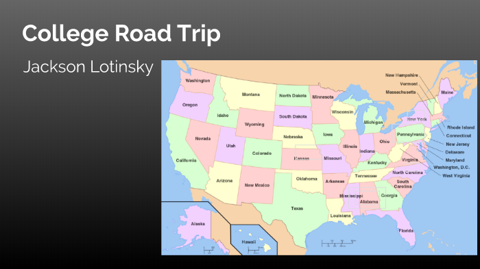 College Road Trip by Jackson Lotinsky on Prezi