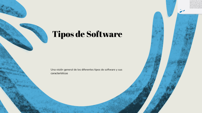 Tipos de Software: Definición y Características by Nesth Alba on Prezi