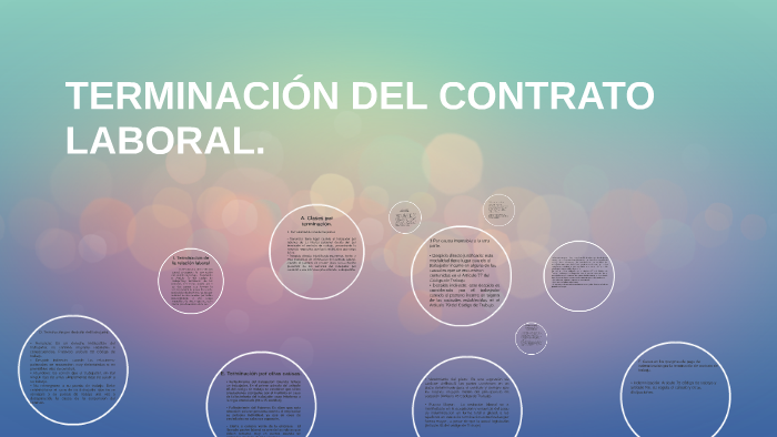 TERMINACIÓN DE LA RELACIÓN LABORAL by SANDY MATIAS on Prezi