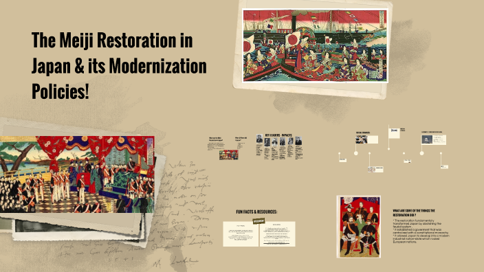 The Meiji Restoration in Japan & its Modernization by Kayla Howard on Prezi