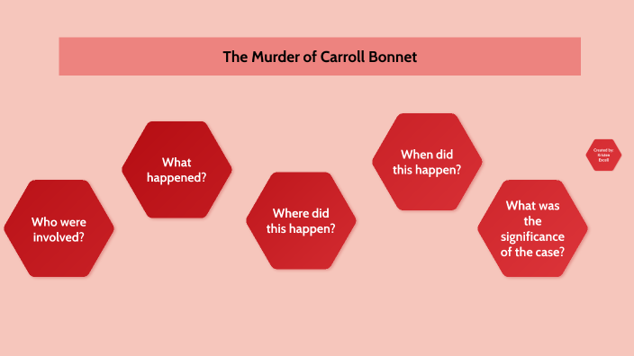 The Murder of Carroll Bonnet by Kristen Excell on Prezi