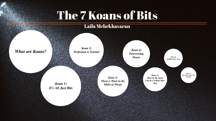 The 7 Koans of Bits by Laila Mehrkhavaran on Prezi
