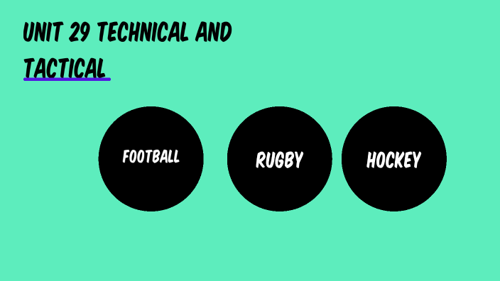 Unit 29 tactical and technical by George Hipperson on Prezi