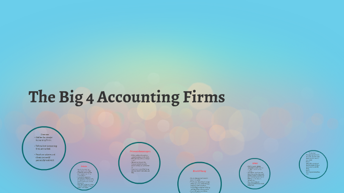 The Big 4 Accounting Firms by Jordan Miller on Prezi