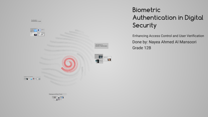 Biometric Authentication in Digital Security by Nayea AlMansoori on Prezi