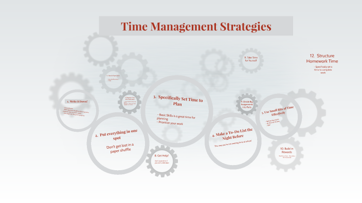 Time Management Strategies by Sandy Beckner on Prezi