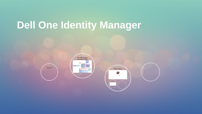 Dell One Identity Manager by Sachin Loothra on Prezi