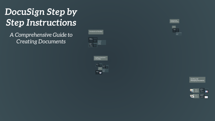 DocuSign Step by Step Instructions by Shageena Wahab on Prezi
