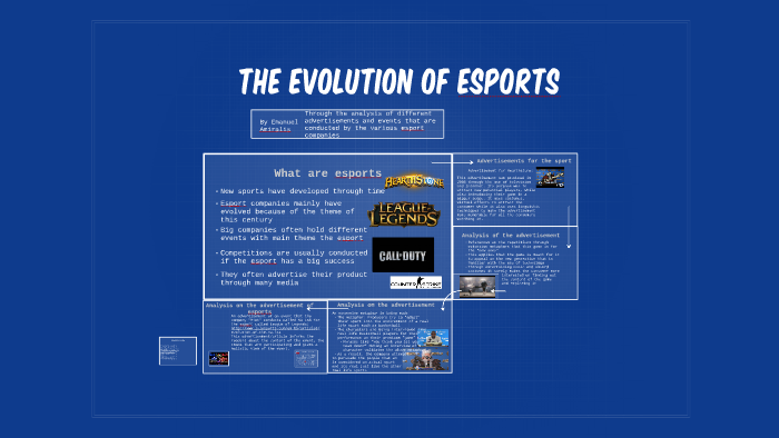 The evolution of ESPORTS by Emanuel A on Prezi