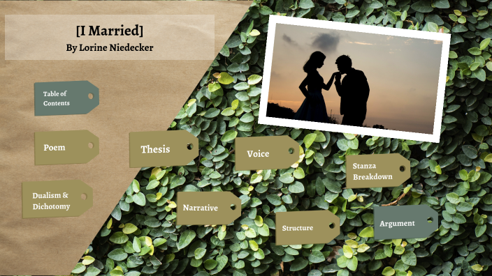 Analysis of I married by Jordan Eskew on Prezi