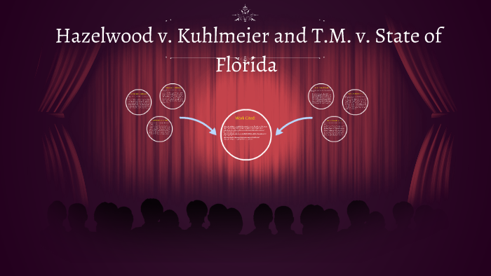 Hazelwood v. Kuhlmeier and T.M. v. State of Florida by Aleysha Marrero ...
