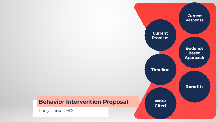 Behavior Intervention Proposal by Larry Parker on Prezi