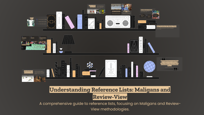 Understanding Reference Lists: Maligans and Review-View by Nora Mahmoud ...