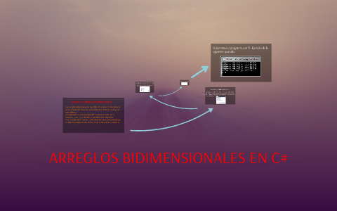 ARREGLOS BIDIMENSIONALES EN C# by marcos macias lopez on Prezi