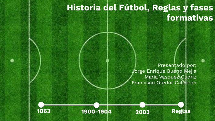 Historia del Fútbol, Reglas 1, 2, 3, 4 y 5 by Jorge Bueno on Prezi