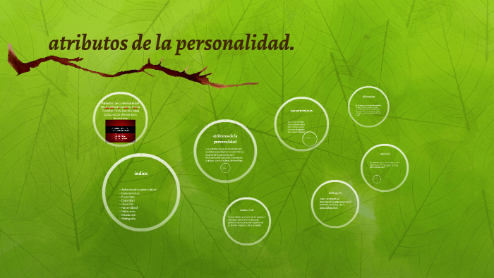 atributos de la personalidad. by Nestor Alberto Vasquez Garcia