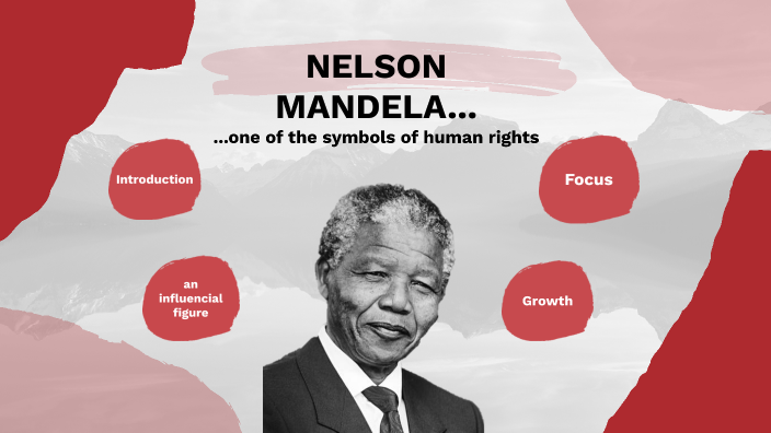NELSON MANDELA... ...one of the symbols of human rights by Laura Marin ...