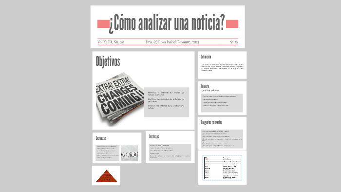 ¿Cómo analizar una noticia o artículo? by Rosa Isabel Basaure on Prezi