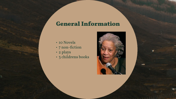 Toni Morrison Works by Max Dent on Prezi