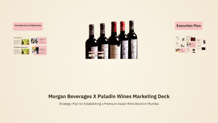 Morgan Beverages X Paladin Wines Marketing Deck by Harsha nihalani on Prezi
