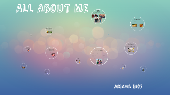 All About Me by Ariana Rice on Prezi