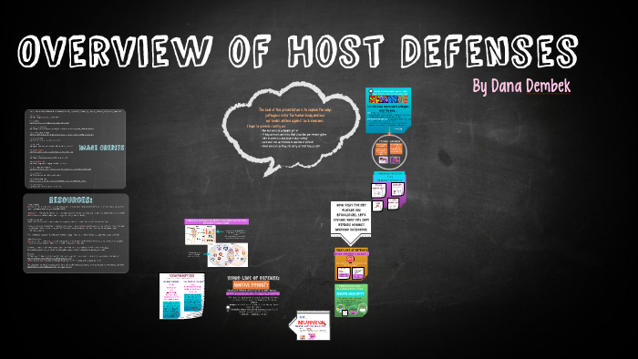 Overview of Host Defenses by Dana Dembek on Prezi