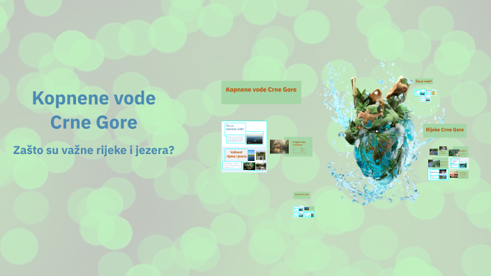 Kopnene vode Crne Gore by Žaklina Raonić on Prezi