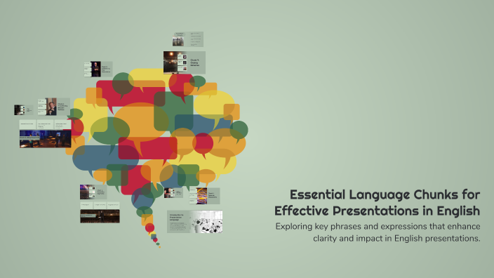 Essential Language Chunks for Effective Presentations in English by ...
