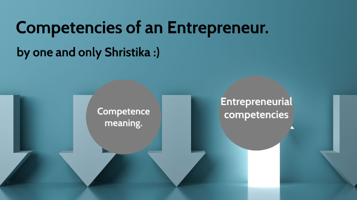 Competencies of an entrepreneur. by Shristika Singh on Prezi