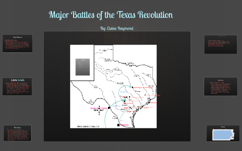 Major Battles of the Texas Revolution by Elaine Raymond on Prezi