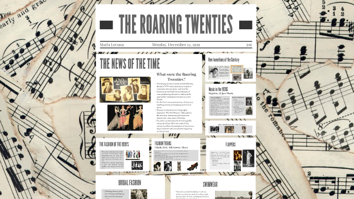 THE ROARING TWENTIES by Maria Lecuna on Prezi