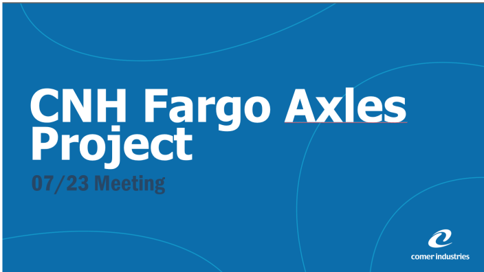 Comer - CNH AXLES PROJECT by sa ca on Prezi