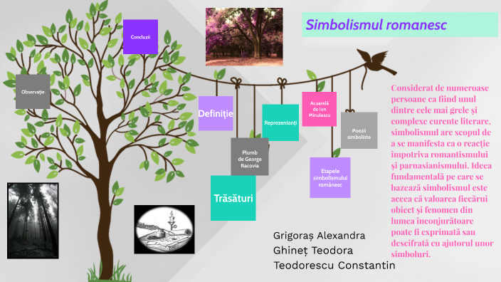 Simbolismul romanesc by Grigoras Alexandra on Prezi